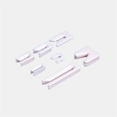 China Open Slot Textile Ceramic U Guide / Slit Guide For Easy Threading Quick Maintenance for sale