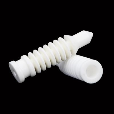 China White Alumina Ceramic Rod Precision Insulating Industrial Ceramic Parts Al2O3 95% 99% for sale