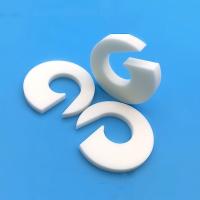 China Customized White Alumina Ceramic Washers Fitting High Precision Wear Resistant Ceramic Parts for sale