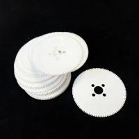 China White Circular Alumina Ceramic Substrate Insulating AL2O3 Alumina Ceramic Parts For Gears for sale