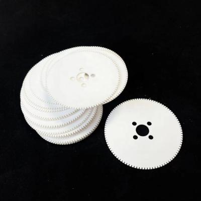 China White Circular Alumina Ceramic Substrate Insulating AL2O3 Alumina Ceramic Parts For Gears for sale