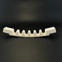 China White High Precision Al2o3 Insulated Alumina Ceramic Parts Insulation Customized for sale
