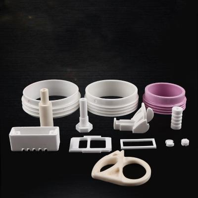 China High Precision Zirconia Ceramic Rings Insulating Industrial ZrO2 Ceramic Fitting for sale