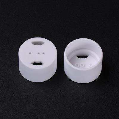 China Custom Ceramic Fittings Al2O3 Alumina Raw Material Insulated Heat Resistant for sale