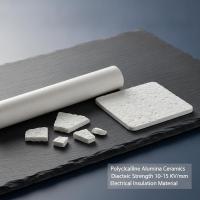 China Polycrystalline Structure Alumina Ceramics White To Off white Dielectric Strength 10 To 15 KV per mm Material for Electrical Insulation Needs for sale
