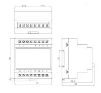 China RCMX100 Residual Current Relay RS485 0.03-30A AC230V for sale
