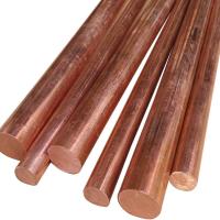 China ASTM B187 C12200 Phosphorus-Deoxidized Copper Round Bar Excellent Corrosion Resistance For Heat Exchangers for sale