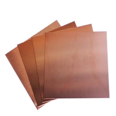 China Full Thickness Range Copper Plate Supply Rolled Technology Smooth Surface for sale