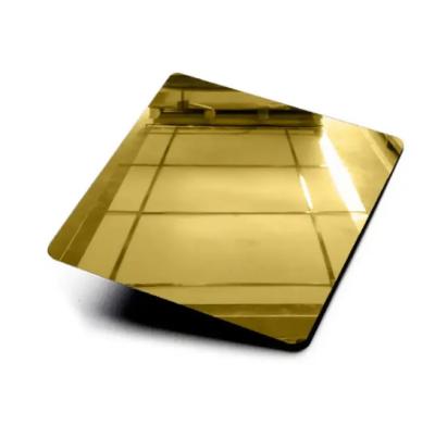 China 304 Rose Golden Decorative Stainless Steel Panels 0.3mm 200 Series for sale