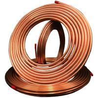 China Rigid And Flexible Seamless Copper Pipes For Gas, Water, And Refrigeration for sale