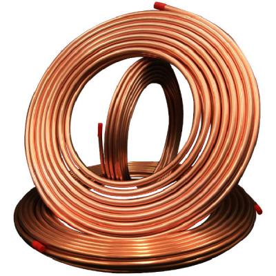 China Rigid And Flexible Seamless Copper Pipes For Gas, Water, And Refrigeration for sale