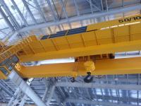 China 63Ton Electris Double Girder Overhead Crane Applies To Construction Site Lifter , Warehouse for sale