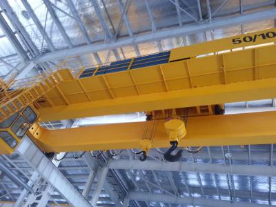 China 63Ton Electris Double Girder Overhead Crane Applies To Construction Site Lifter , Warehouse for sale
