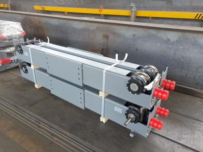 China European Style Double Girder Overhead Crane End Carriage 63Ton Workshop for sale