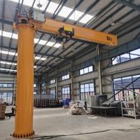 China 1000kg Multi-scene Use Column Type Electric Rotating 360 Degree Jib Crane for sale