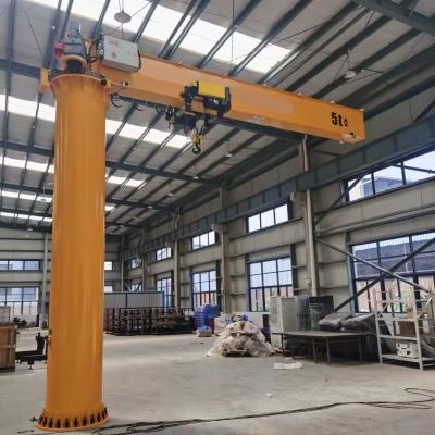 China 1000kg Multi-scene Use Column Type Electric Rotating 360 Degree Jib Crane for sale
