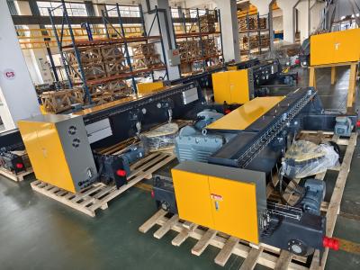 China 20 Ton Radio Remote Control Double Girder Hoist Electric Wire Rope Lifter for sale