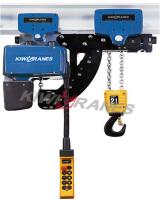 China 7.5 Ton Low Headroom Double Speed Electric Chain Hoist 3m IP54 for sale