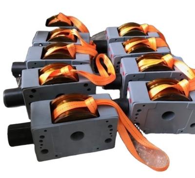 China DRS 125mm To 400mm Traveling Wheel Block With Drive Geared Motor for sale
