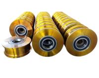 China 200mm Electric Traveling Gantry Crane Wheels Double Flange 42CrMo for sale