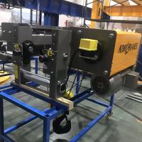 China 20T Factory Electric Single Girder Wire Rope Hoist 9M European Style for sale