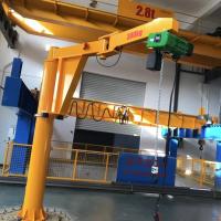 China 200kg Free Standing Articulating Jib Crane With Intelligent Lifting Device for sale