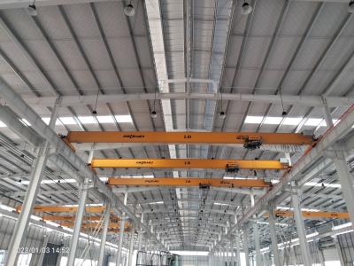 China Warehouses Factories Electric Single Girder Overhead Crane 3 Ton Span 12m for sale