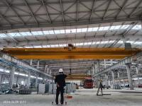 China 32 Ton Span 25m Electric Double Girder Overhead Crane for sale