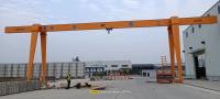China 10 Ton Span 30m Single Girder Gantry Crane Outdoor Use Electric for sale