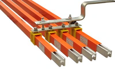China Single Pole Insulated Conductor Rail For EOT Crane 50 Ton for sale