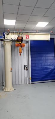 China Electric Chain Hoist Column Jib Crane 2000kg For Material Handling for sale