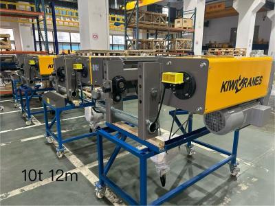 China European Wire Rope Hoist 10 Tons 12 Meters Low Noise For Factory for sale