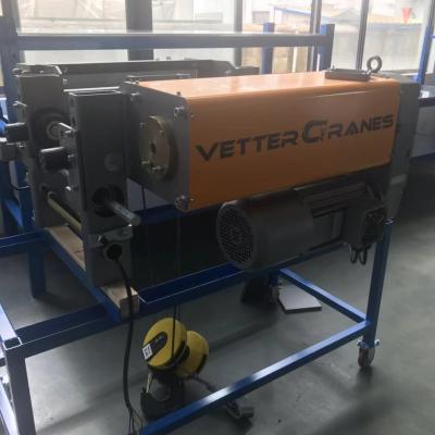 China Heavy Duty Single Girder Wire Rope Hoist with Wear Resistant Wire Rope and 220-460V Power for sale
