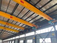 China 10Ton Electris Single Girder Overhead Crane Applies To Construction Site Lifter Warehouse for sale