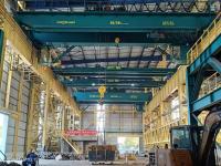 China Electric Double Girder Bridge Crane With 80 Tons Large Tonnage  In Multiple Scenarios for sale