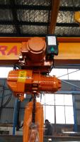 China 500kg Double Speed Electric Chain Hoist with Motorized Trolley for sale
