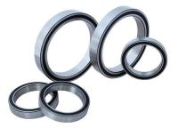 China Real Slim Sealed Chrome Steel Ball Bearing Thin Section With Plastic Cage for sale