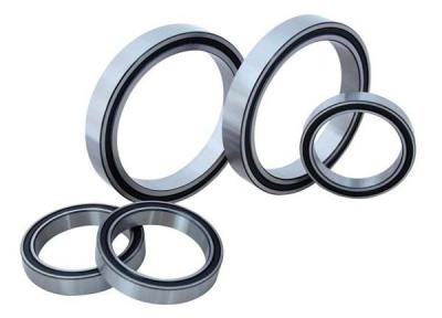 China Real Slim Sealed Chrome Steel Ball Bearing Thin Section With Plastic Cage for sale