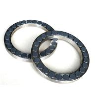 China PDC bearing Diamond bearing PDC Thrust bearing  φ124 xφ80 x H26 polycrystalline diamond bearings for sale