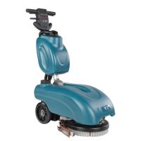 China Push-behind Compact Floor Scrubber with 35 CM Scrubbing Width, 600 mmH2O Suction Vacuum, and 1500M2/H Cleaning Efficiency for sale