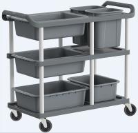 China Cleaning Cart and Hotel Supplies and Catering Products and Restaurant Cart and Utility Cart and Trolley Cart AF08183 for sale