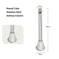China Heavy duty stainless steel dustpan with standing design perfect for in hotels commercial buildings offices and outdoor environments for sale