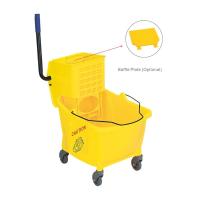 China Wringer Trolley Mop Bucket 36L Capacity Made from Plastic with Eco Friendly Features Suitable for Cleaning in Workplaces for sale