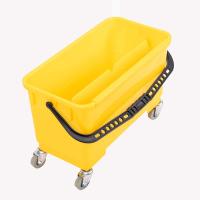 China Clean the trolley bucket 24 liter capacity plastic material eco friendly design suitable for professional cleaning tasks for sale
