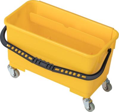 China Clean the trolley bucket 24 liter capacity plastic material eco friendly design suitable for professional cleaning tasks for sale
