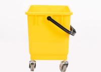 China Clean the trolley bucket 24 liter capacity plastic material eco friendly design suitable for professional cleaning tasks for sale