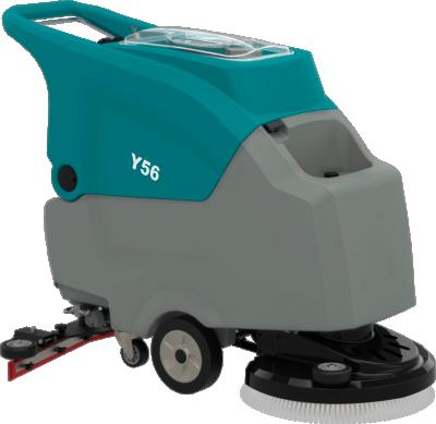 China Baiyun 24V Battery Easy Handling Push Behind Floor Cleaning Scrubber Cleaning Equipment for sale