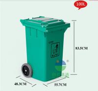 China Outdoor Dustbin Cleaning Products Wholesale AF07320 AF07321 100 120 L Foot-control Pedal  Garbage Can Plastic Waste Bin for sale
