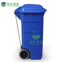 China Outdoor Dustbin Cleaning Products  120L  240L Double Lids Outdoor Waste Bin Trash Can AF07302A AF07303A for sale