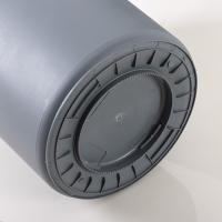 China Baiyun Cleaning 80L/120L Outdoor Circular Garbage Can with Wheels  Base for sale